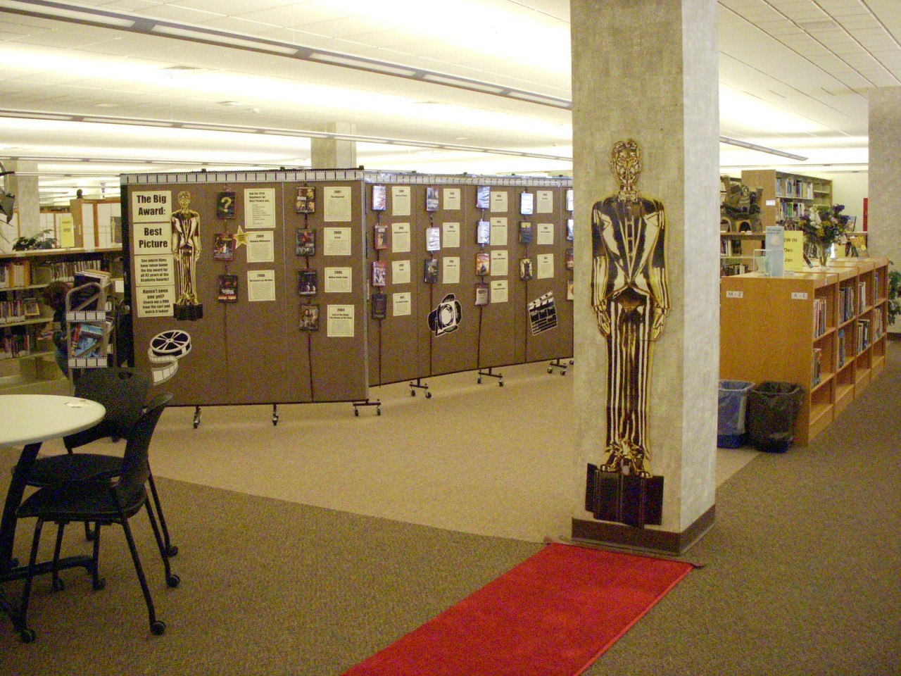 Oscar Trivia Night Display on Folding Walls | Screenflex