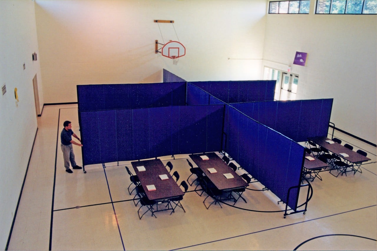 Create Instant Classrooms In A Gym | Screenflex Partitions