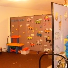 Photos of Day Care Room Dividers in use