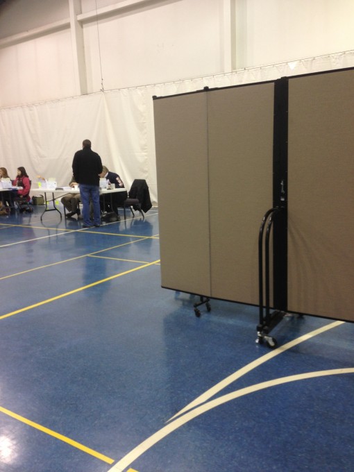 Election Day Privacy Walls | Screenflex Portable Partitions