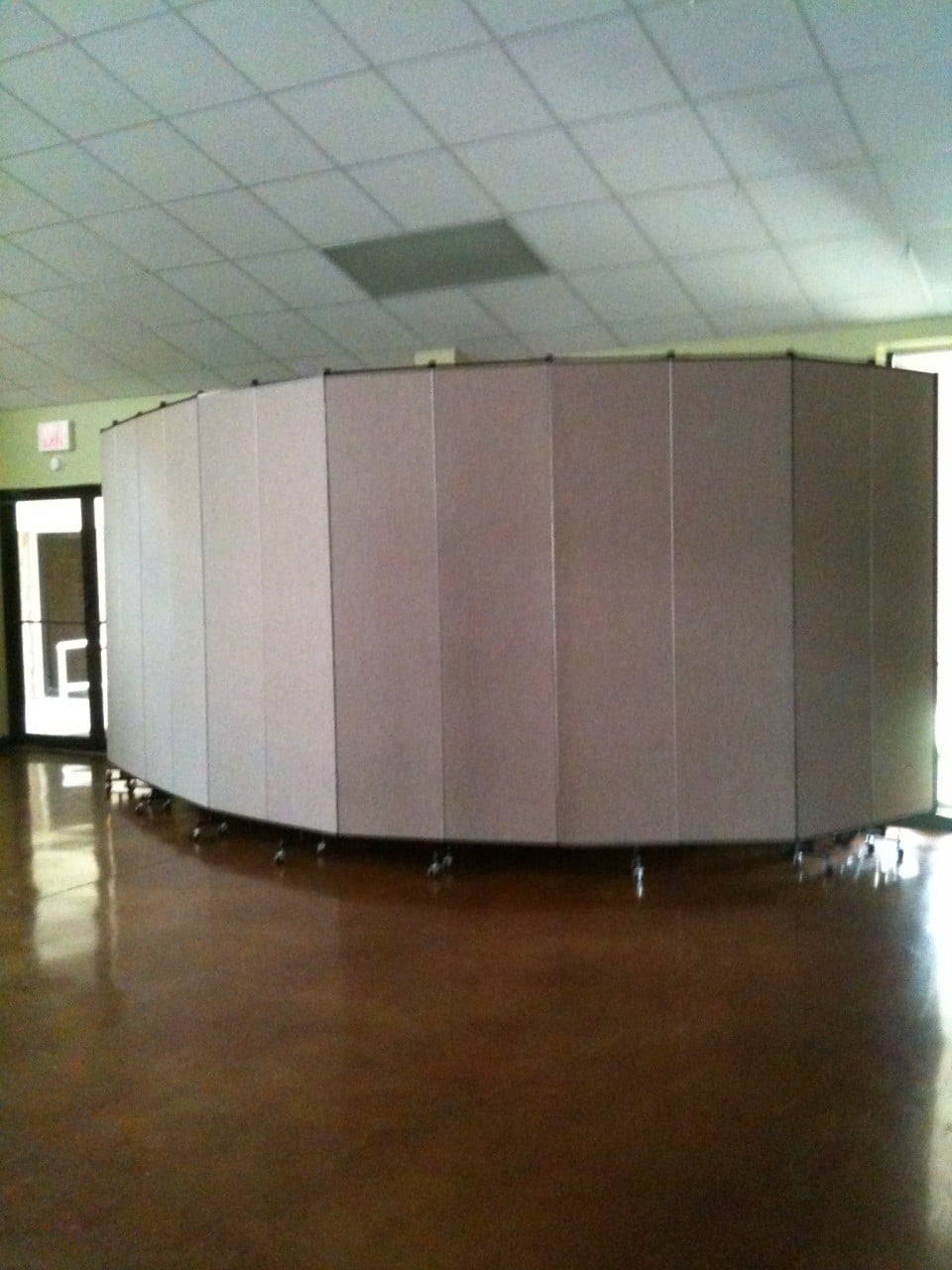 Church Folding Partition Uses for Storage | Screenflex