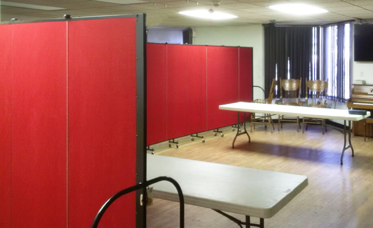 Vibrant Red Room Dividers Uses | Screenflex Portable Room Divider