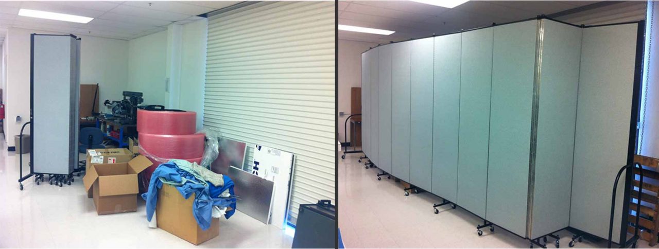Hide Distractions from Sight - Screenflex Portable Room Dividers