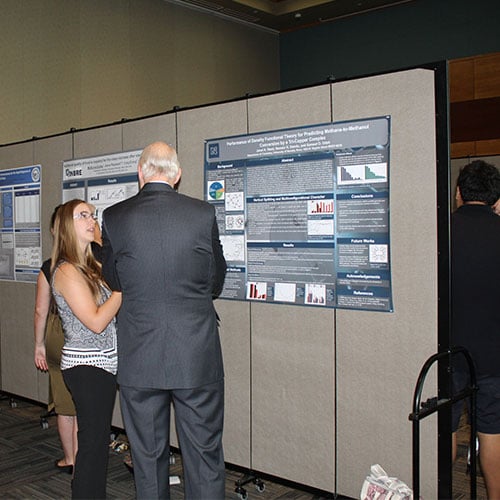 College Poster Presentation Display Walls | Screenflex