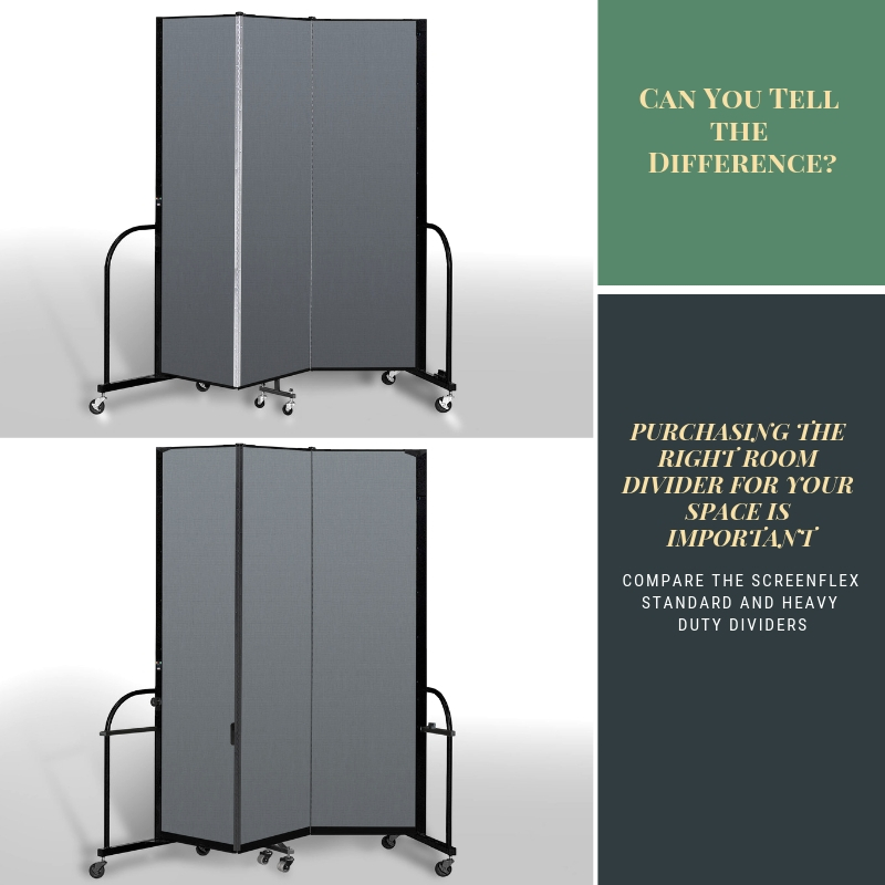 Standard vs Heavy Duty Room Dividers | Screenflex Portable Partitions