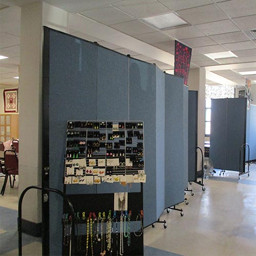 Senior Living Activity Room Ideas - Screenflex Portable Room Dividers