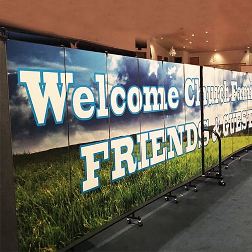 Church Welcome Signs | Church Welcome Banners | Screenflex