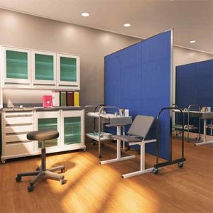 Healthcare Patient Privacy Partition - Screenflex Portable Room Dividers