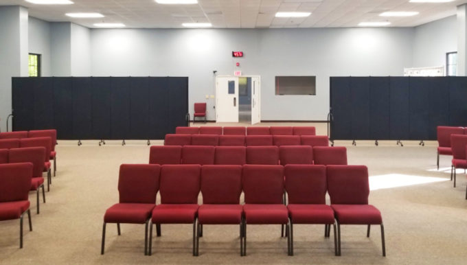 Temporary Walls for Churches Success Story | Screenflex Dividers