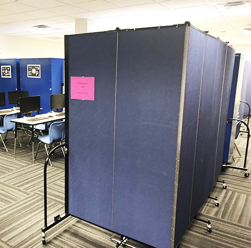 School's Multipurpose Room Dividers - Screenflex Portable Room Dividers