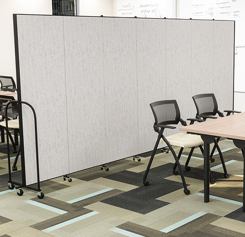 Classroom Partition for Desk Spaces - Screenflex Portable Room Dividers