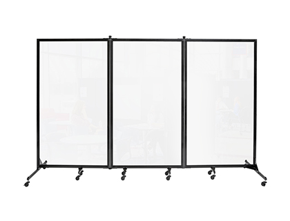 Clear Room Divider Assembly | Screenflex Portable Room Dividers