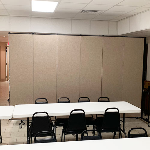 Church Partition for Multipurpose Room - Screenflex Portable Room Dividers