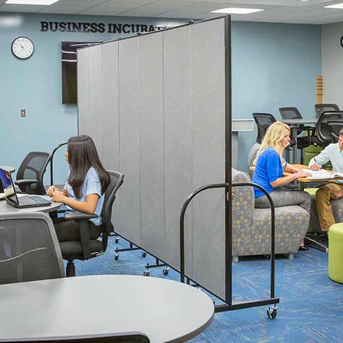 Small Classroom for Social Distancing - Screenflex Portable Room Dividers