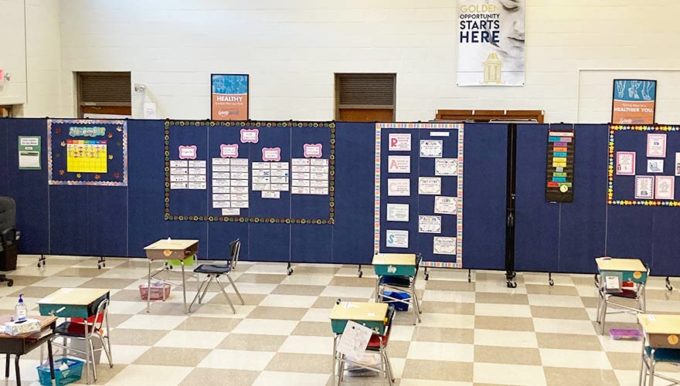 Gymnasium Classroom Dividers for Social Distancing - Screenflex
