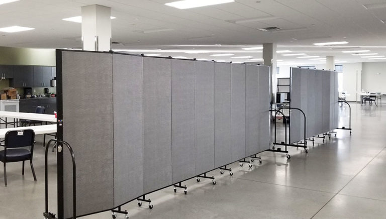 Socially Distant Program Dividers - Screenflex Portable Room Dividers