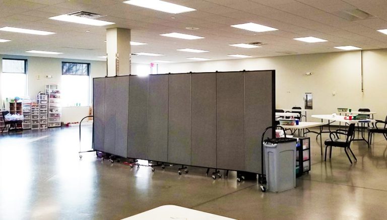 Socially Distant Program Dividers - Screenflex Portable Room Dividers