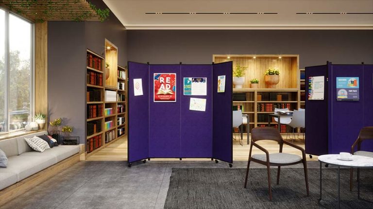 Library Display Idea - Screenflex Portable Room Dividers
