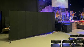 Church Backstage Area - Screenflex Portable Room Dividers