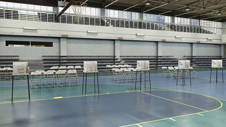 Election Day Privacy Screens - Screenflex Portable Dividers