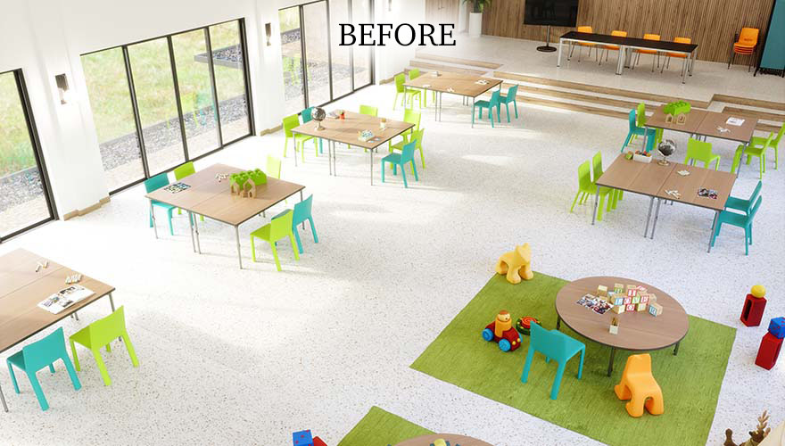 Church Multipurpose Room Play Areas