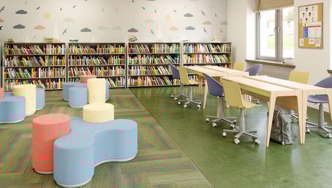 Library Children's Section Separation