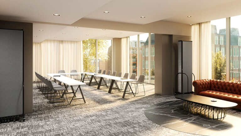 Overflow Hotel Conference Room - Screenflex Portable Room Dividers