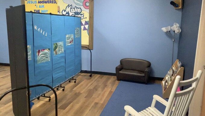 Private Reading Area in Kids' Room