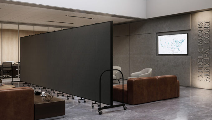 Partition for Courthouse Waiting Area