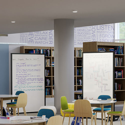 Bullet-Resistant Library Divider