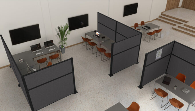 Economical Cubicles for Office Spaces - Screenflex Portable Room Dividers