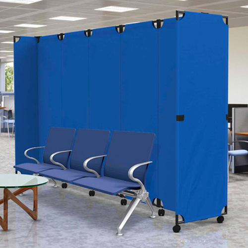 Open Office Dynamics with Duraflex Canvas Folding Divider - Screenflex ...