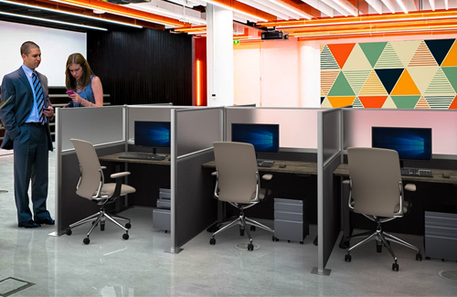 Cubicle Etiquette 101 - Screenflex Portable Room Dividers