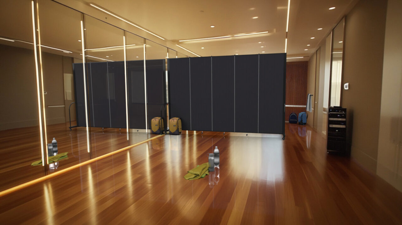 Freestyle Your Dance Studio Floor Plan with Room Dividers - Screenflex ...
